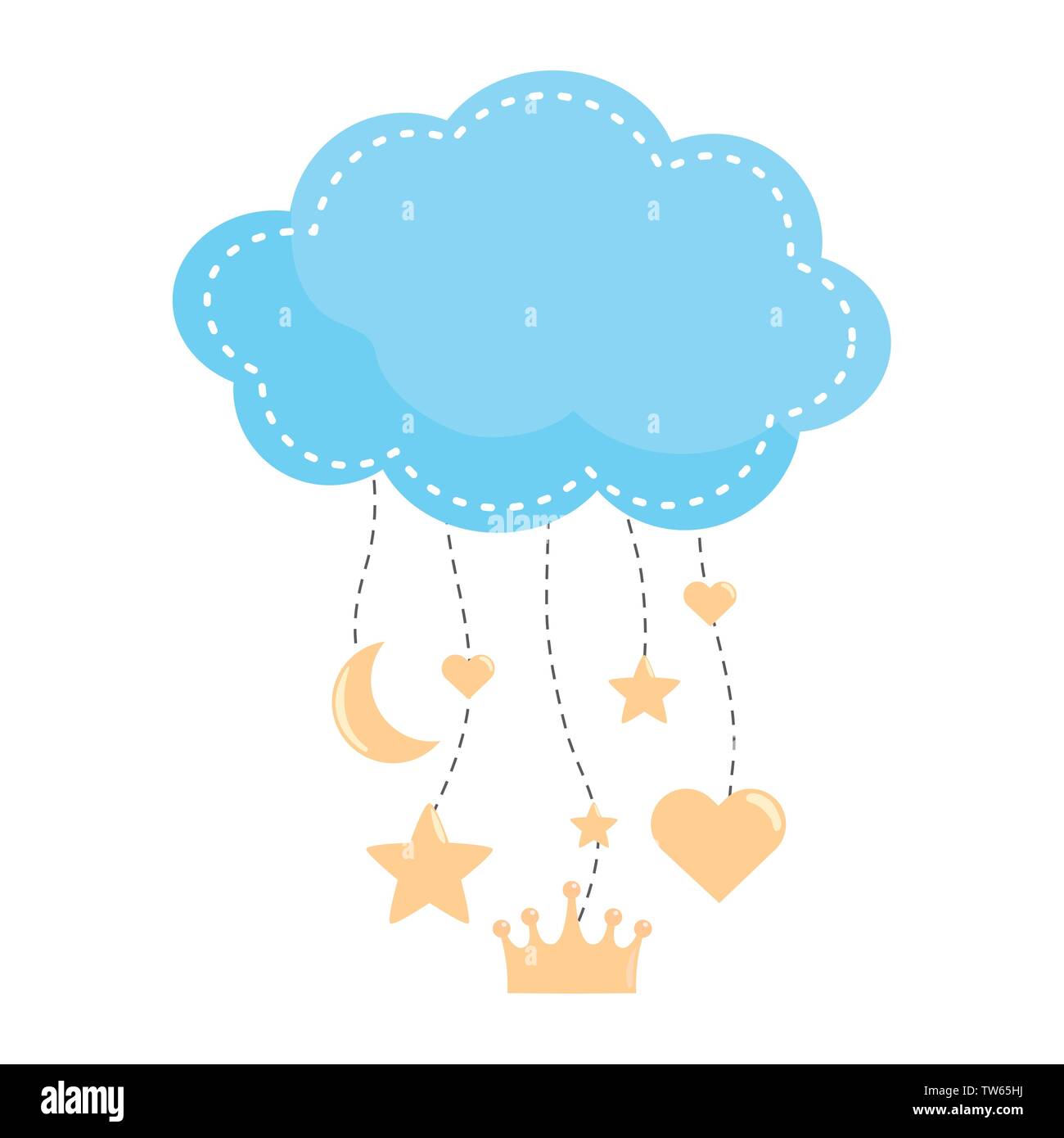 Baby symbol design, Childhood infant birth decoration present little ...