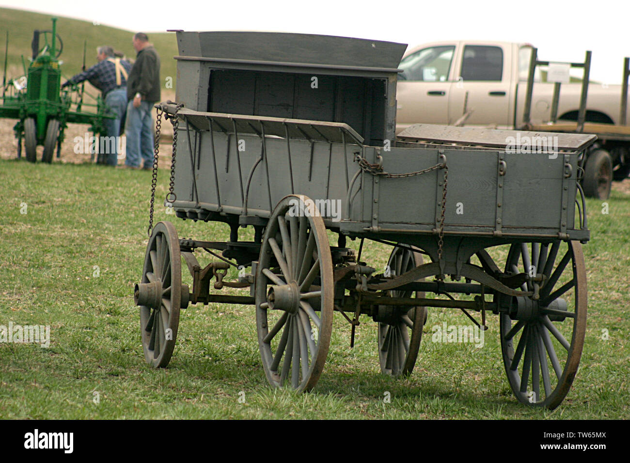 Antique American Cart/ Wagon/ Stagecoach Stock Photo - Alamy