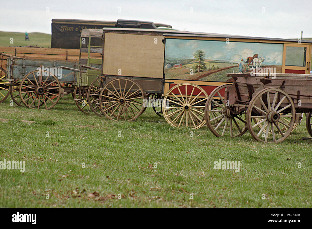 Antique American Carts/ Wagons/ Stagecoaches Stock Photo - Alamy