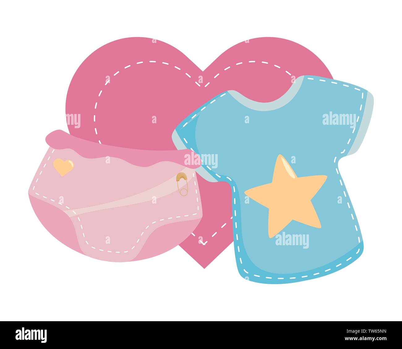 Baby symbol design, Childhood infant birth decoration present little ...