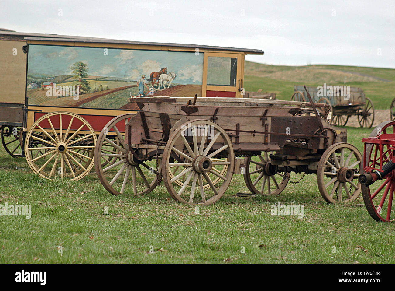 Antique American Carts/ Wagons/ Stagecoaches Stock Photo - Alamy