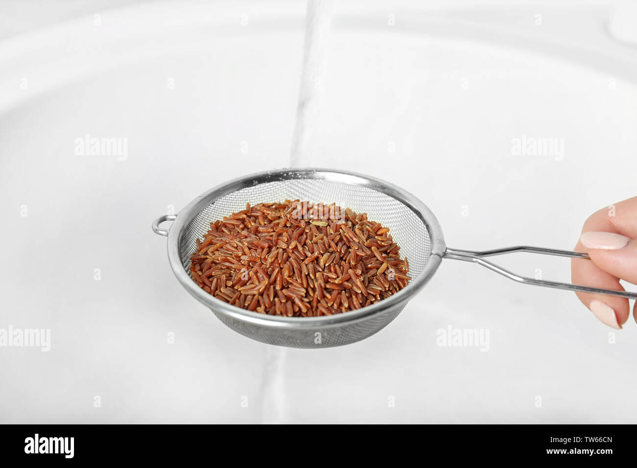 Rice washing water hi-res stock photography and images - Alamy