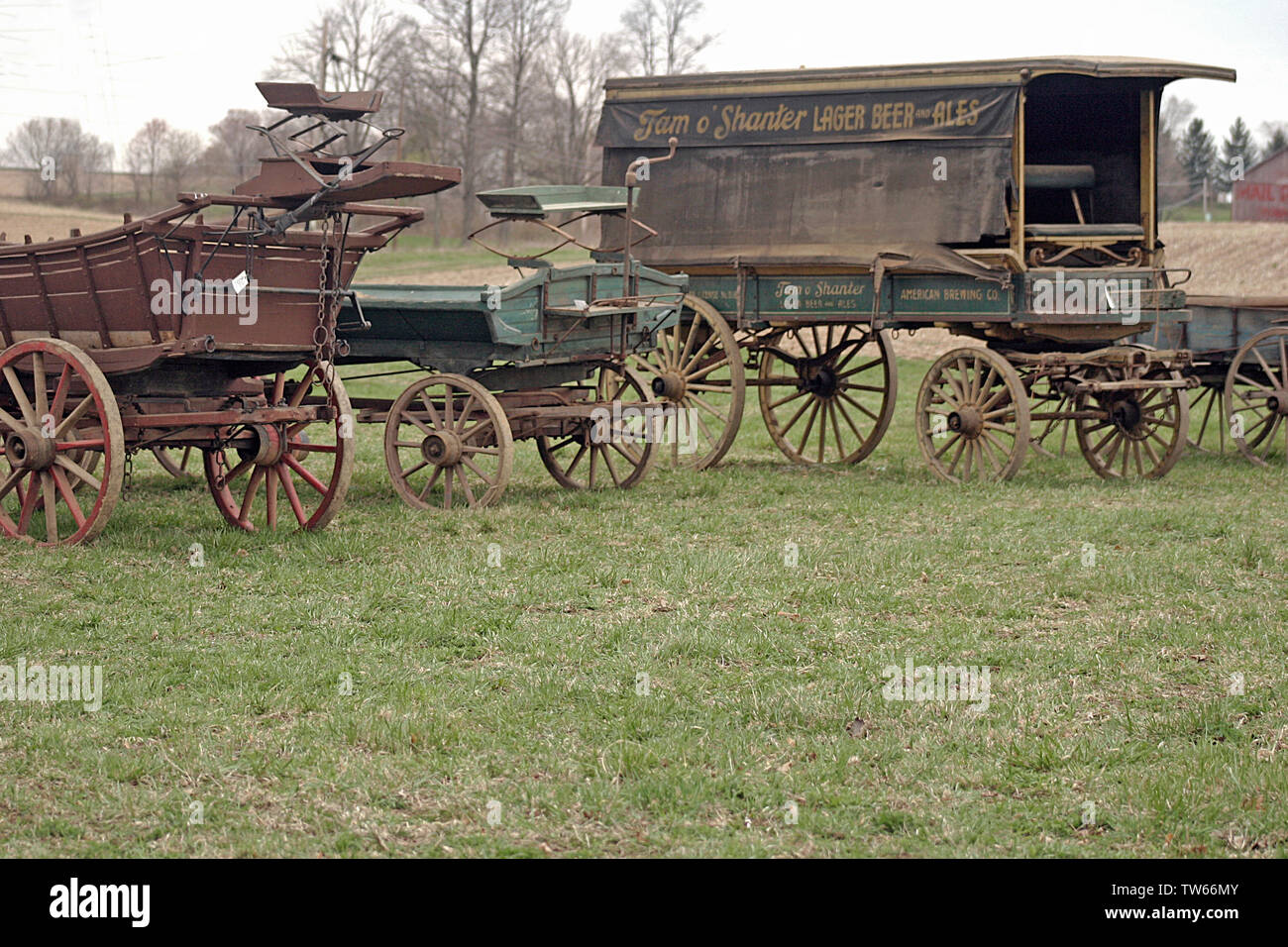 Antique American Carts/ Wagons/ Stagecoaches Stock Photo - Alamy