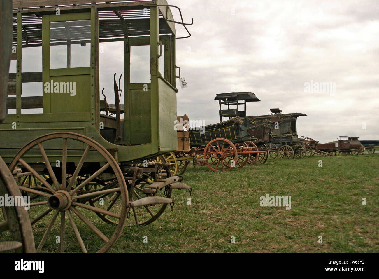 Antique American Carts/ Wagons/ Stagecoaches Stock Photo - Alamy