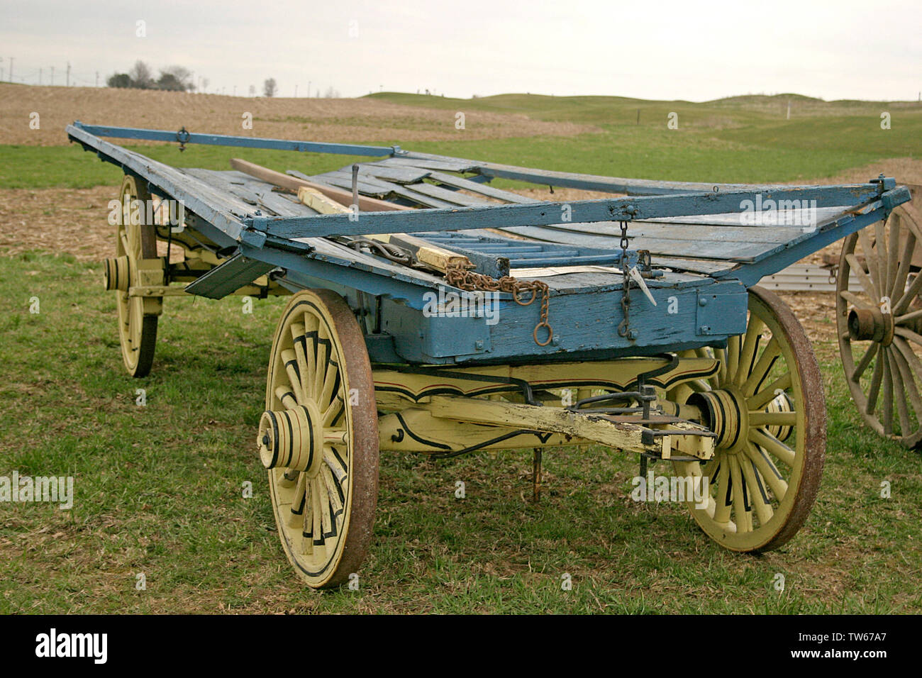 Antique American Cart/ Wagon/ Stagecoach Stock Photo - Alamy