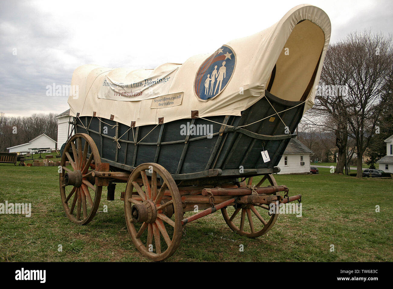 Antique American Cart/ Wagon/ Stagecoach Stock Photo - Alamy