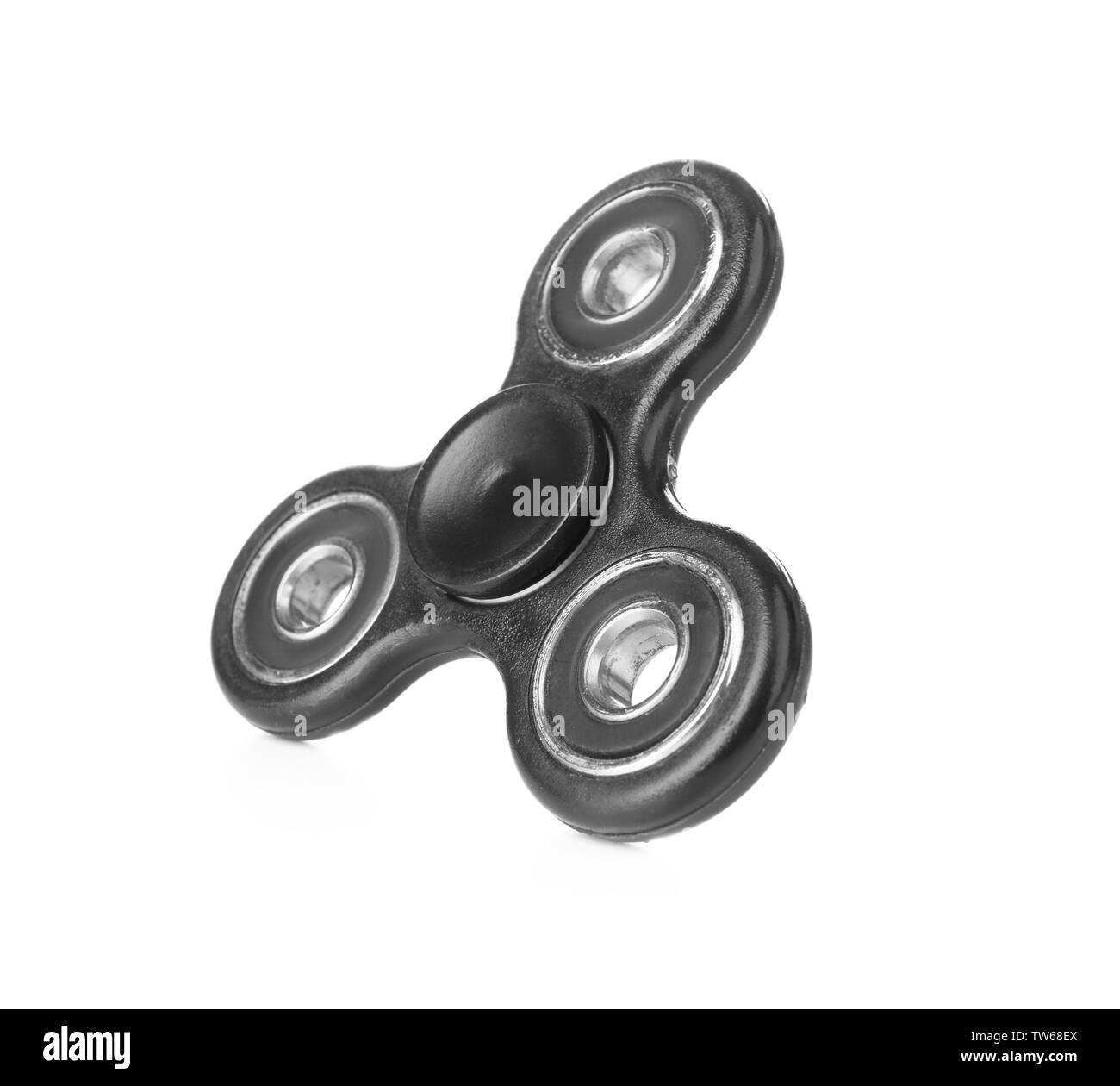 Modern spinner, isolated on white Stock Photo - Alamy