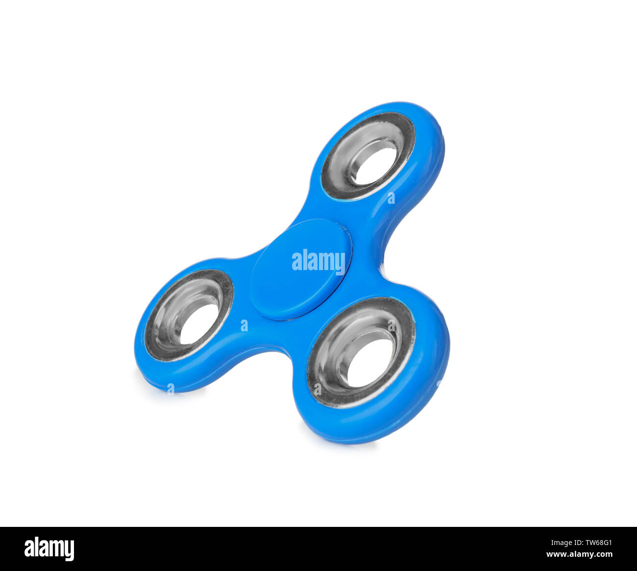 Modern spinner, isolated on white Stock Photo - Alamy