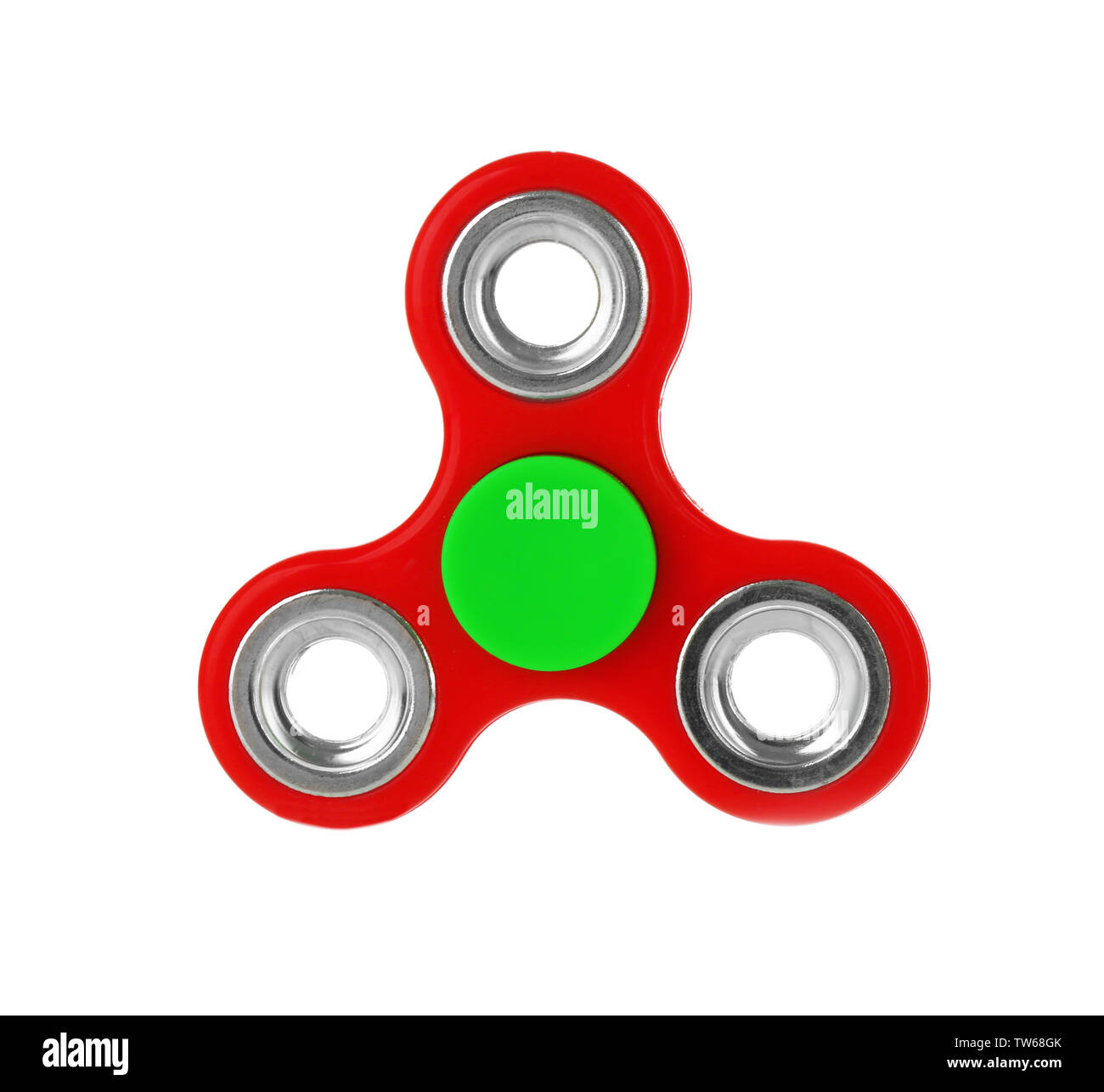 Modern spinner, isolated on white Stock Photo - Alamy