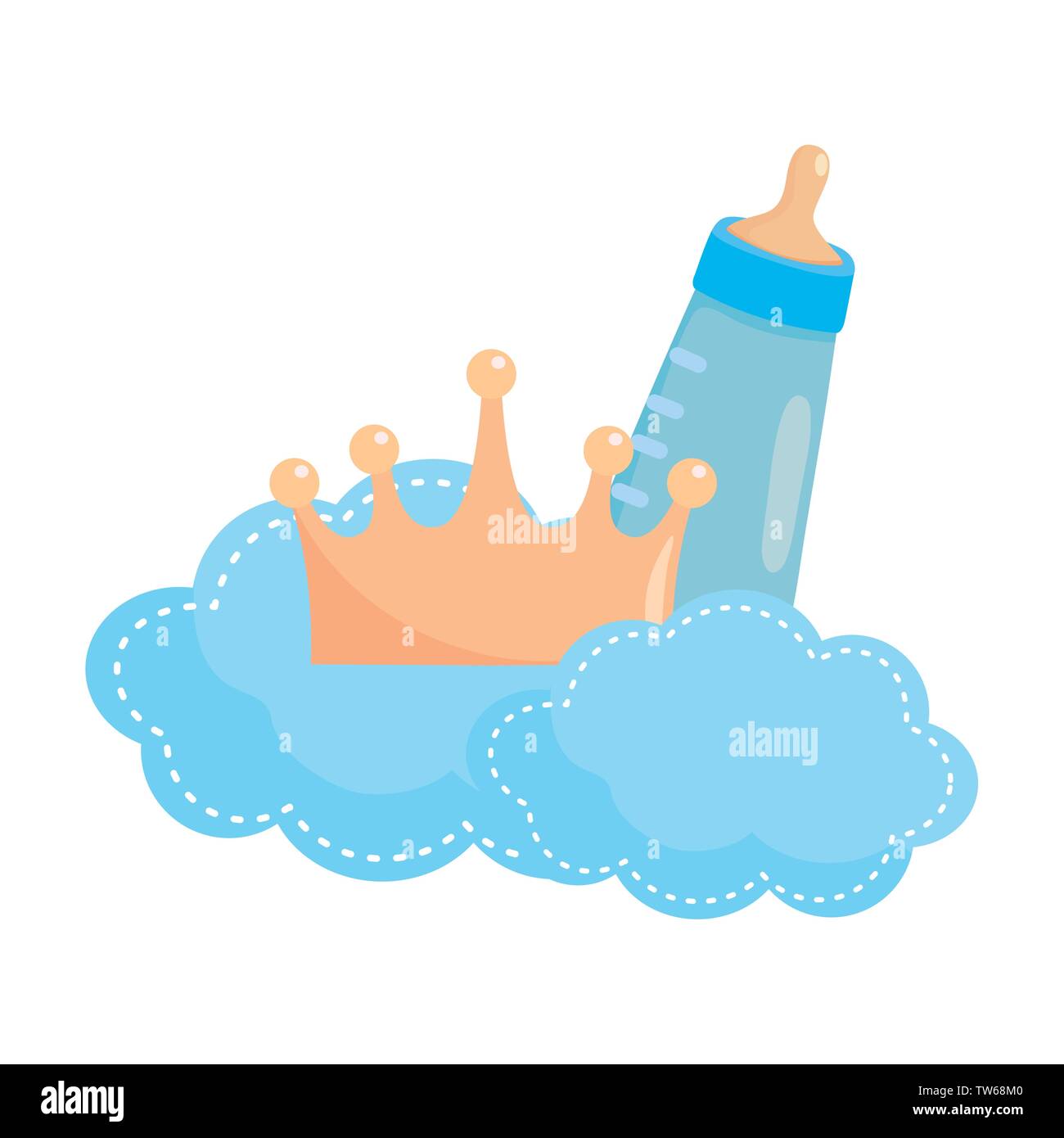 Baby symbol design, Childhood infant birth decoration present little ...