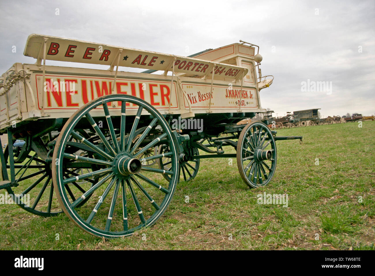 Antique American Cart/ Wagon/ Stagecoach Stock Photo - Alamy