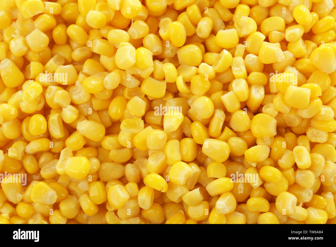 Canned corn kernels, closeup Stock Photo - Alamy