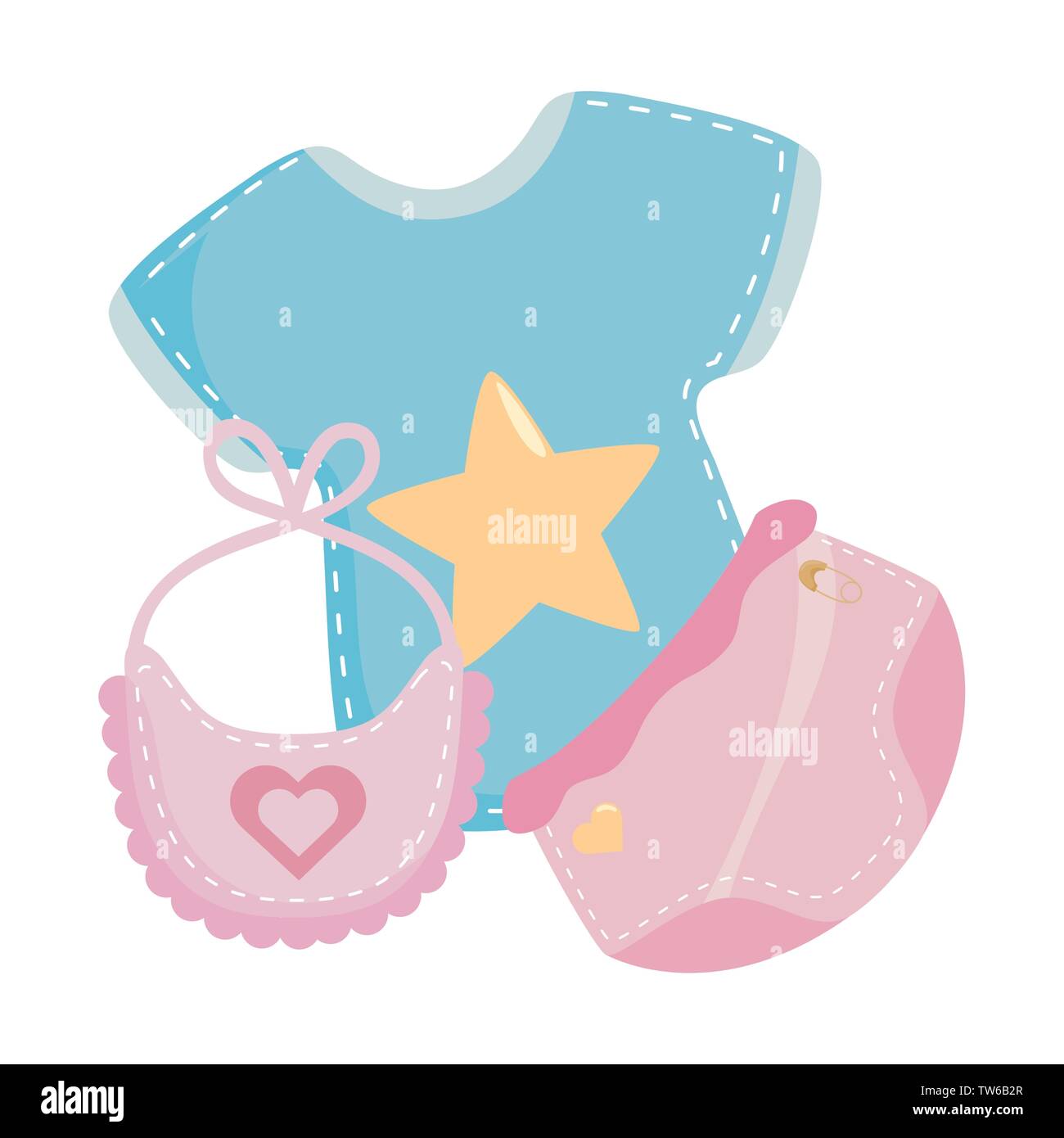 Baby symbol design, Childhood infant birth decoration present little ...