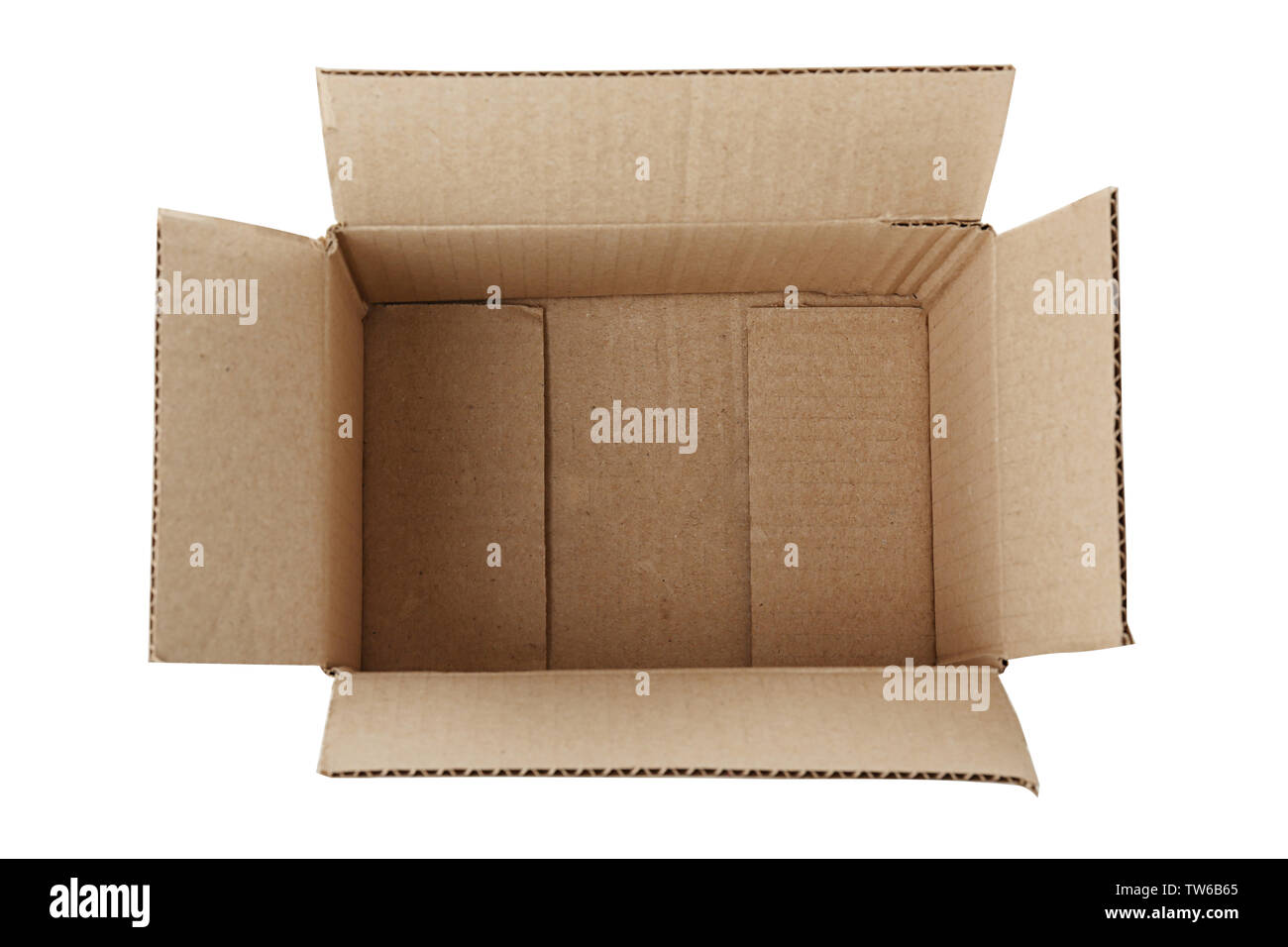 Cardboard box ecological recycled Cut Out Stock Images & Pictures - Alamy