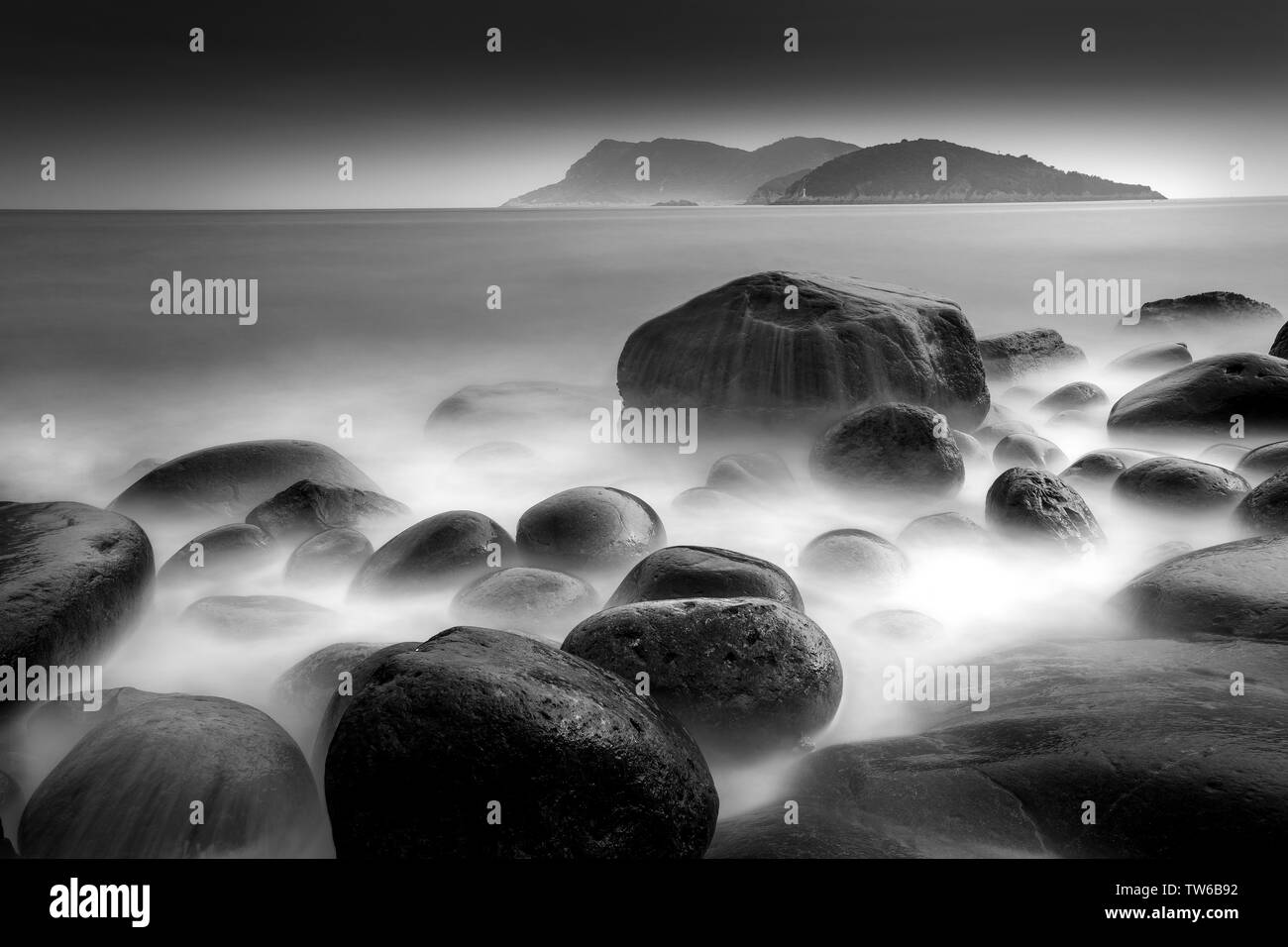 Cave head scenery Stock Photo - Alamy