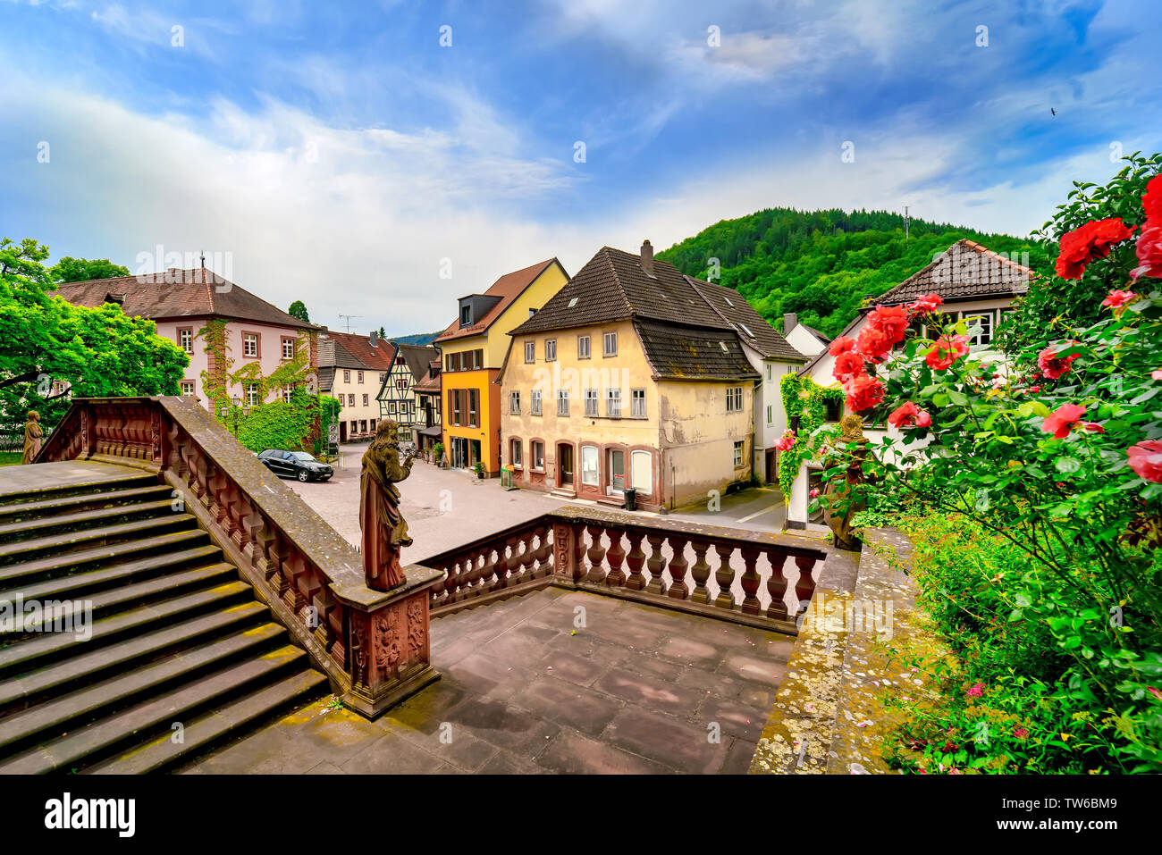 Old town abbey hi-res stock photography and images - Alamy
