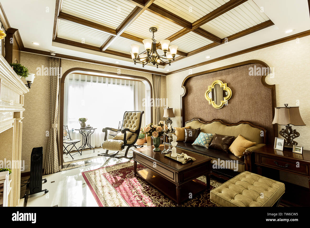 Interior design sample room contact V letter: Cheng730 Stock Photo - Alamy
