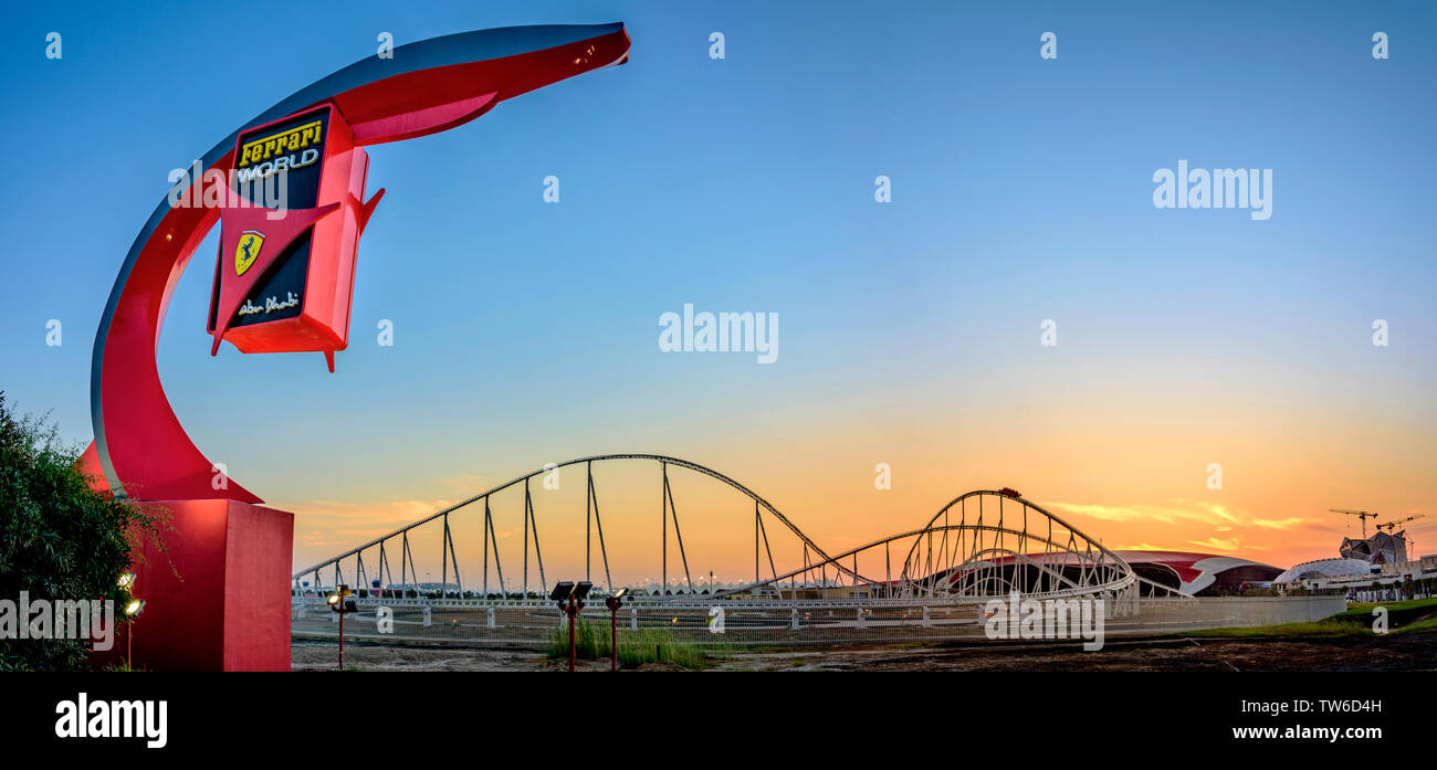 Ferrari theme park hi-res stock photography and images - Alamy