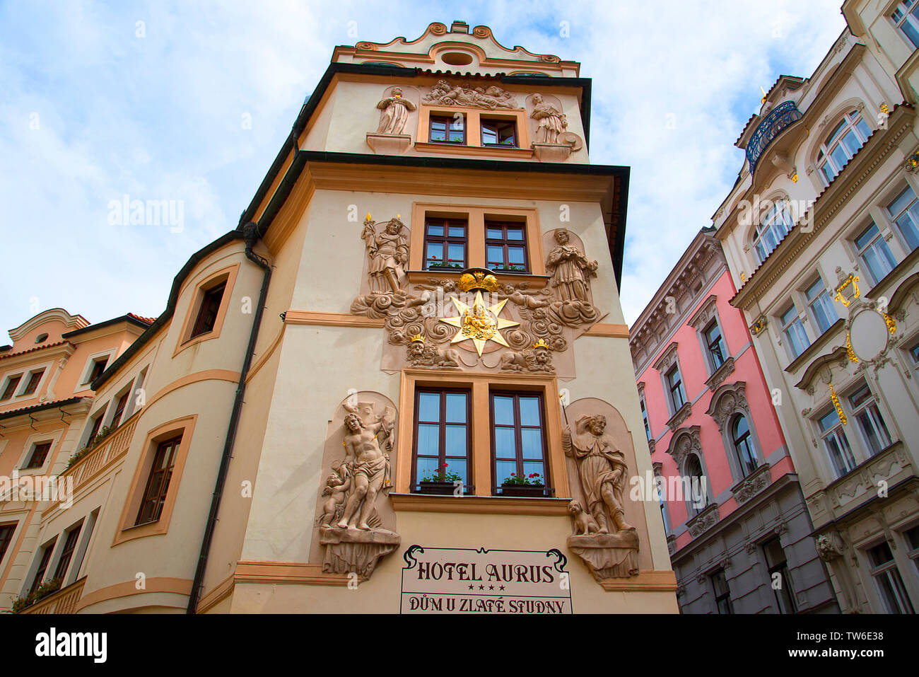 Beautiful Architectural details in Prague in the Czech Republic. There ...