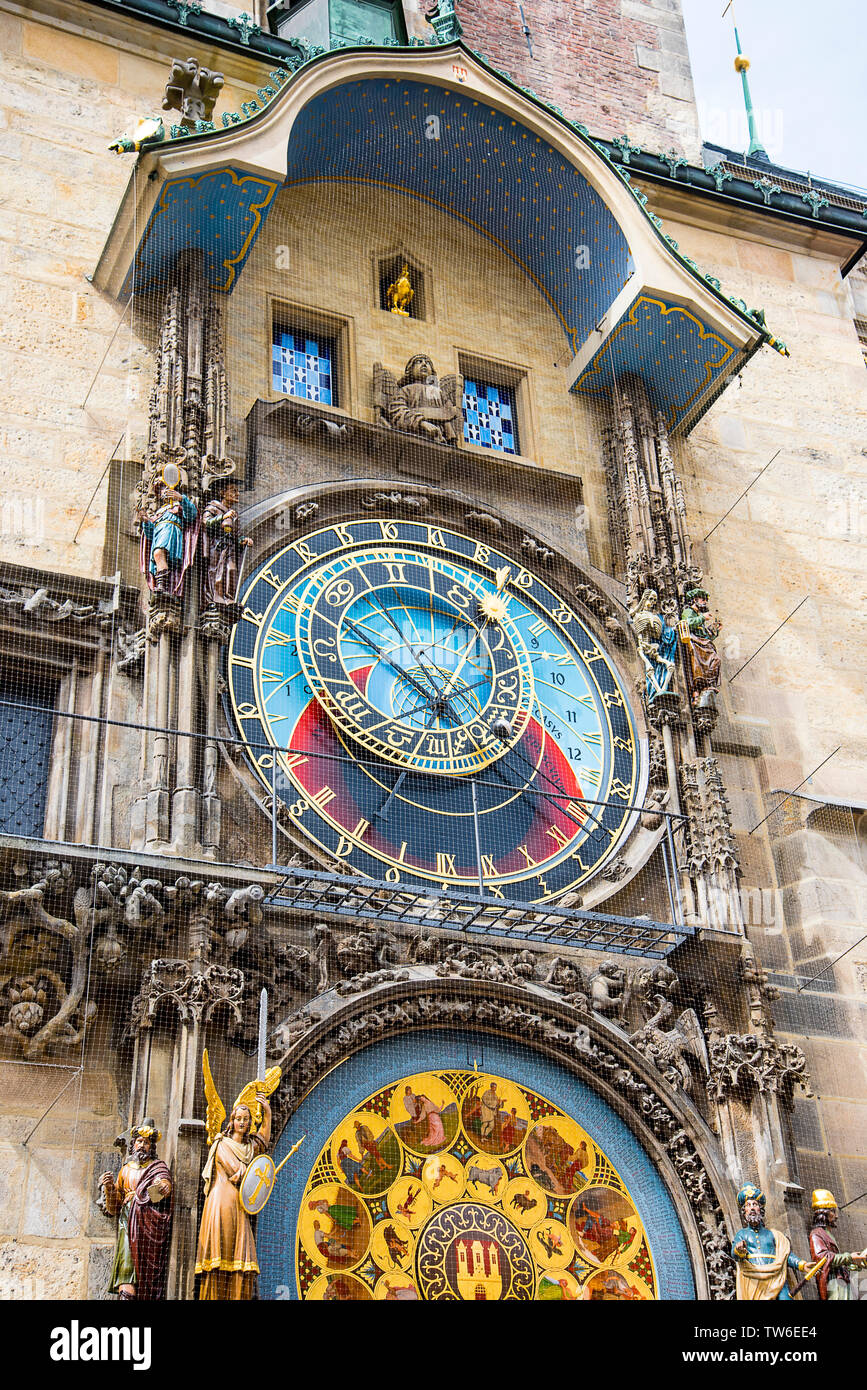 The Prague Astronomical Clock is a medieval clock located in Prague ...