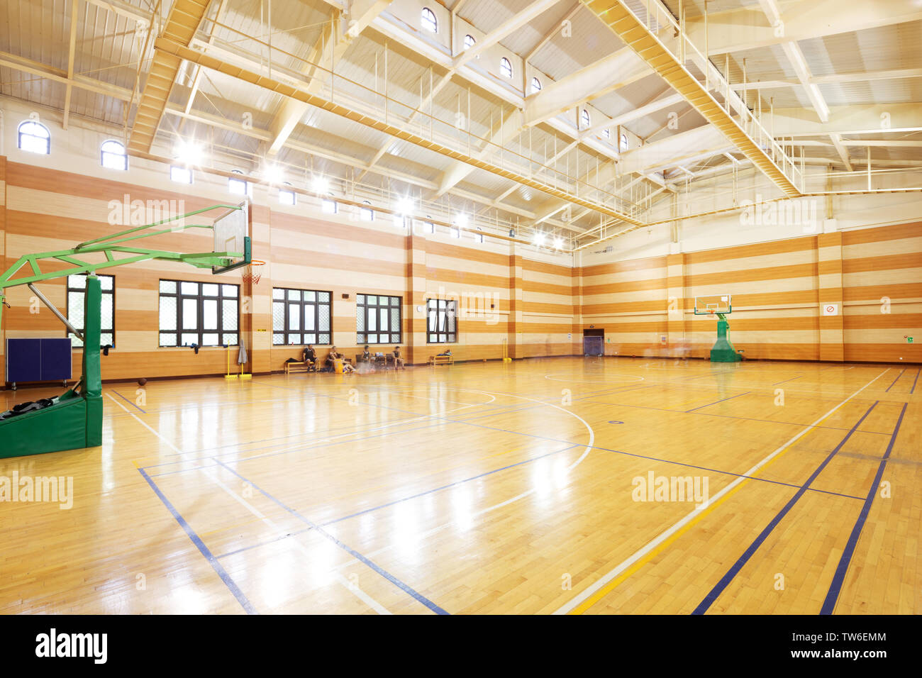 The court in modern photography Stock Photo - Alamy