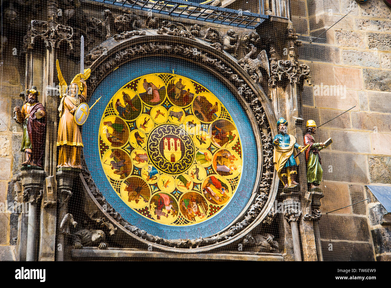 The Prague Astronomical Clock is a medieval clock located in Prague ...