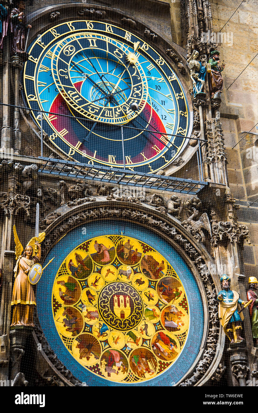 The Prague Astronomical Clock is a medieval clock located in Prague ...