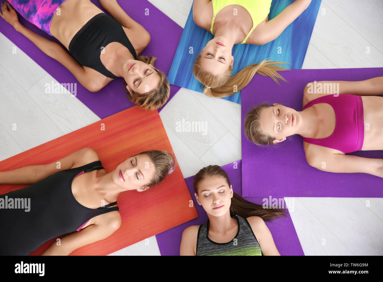 Lying mats hi-res stock photography and images - Alamy