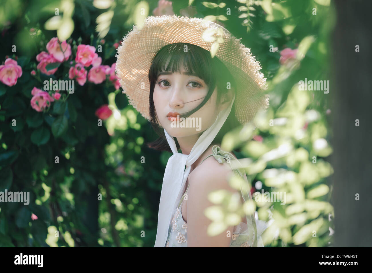 Rose Maiden Girl High Resolution Stock Photography and Images - Alamy