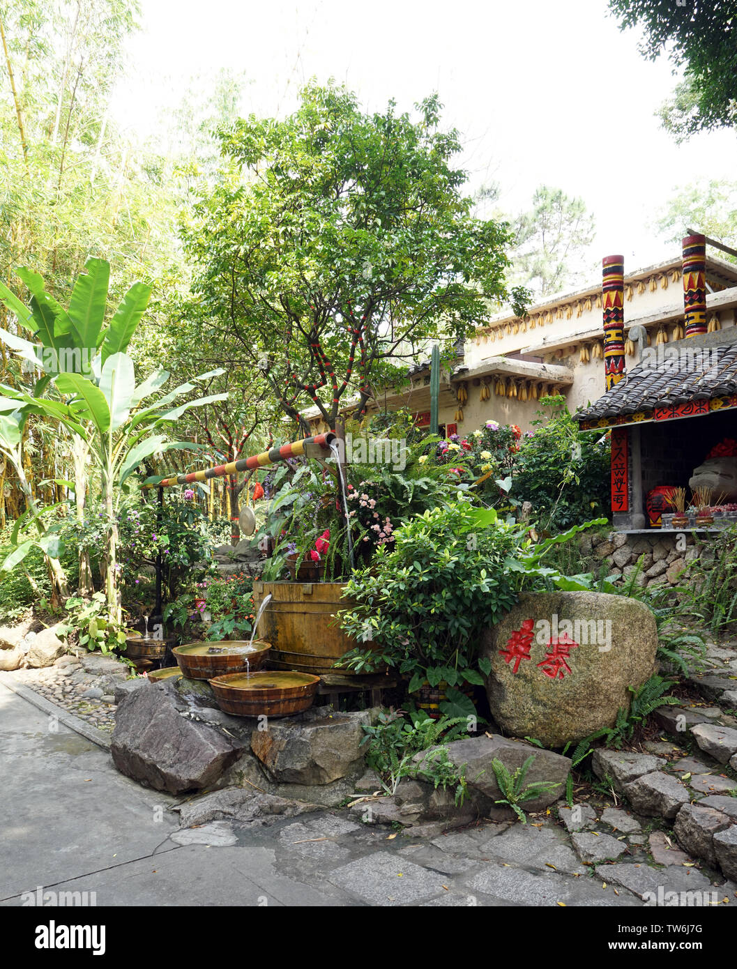 Folk village building Stock Photo - Alamy