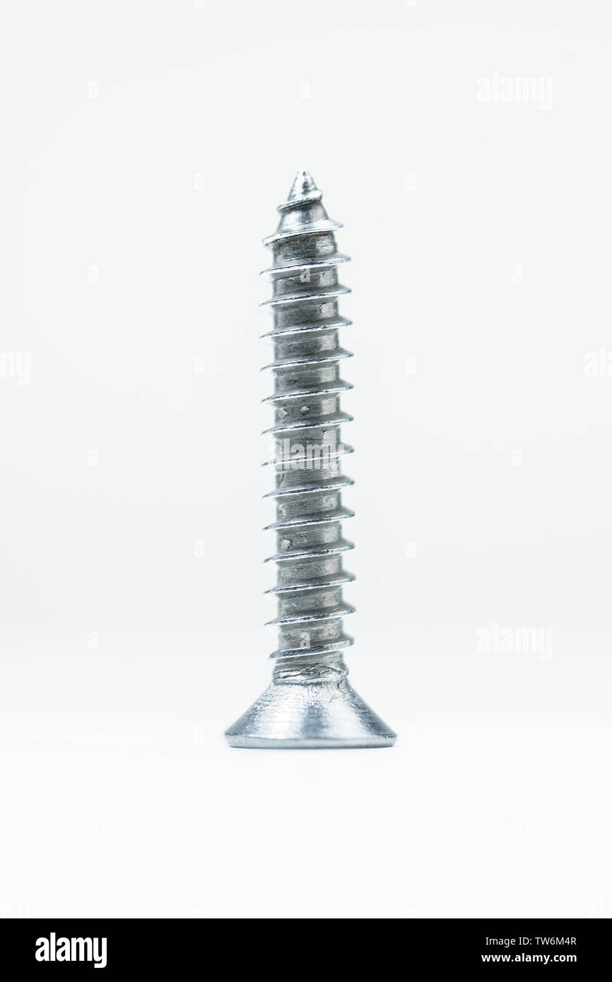 Screws isolated on white background Stock Photo - Alamy