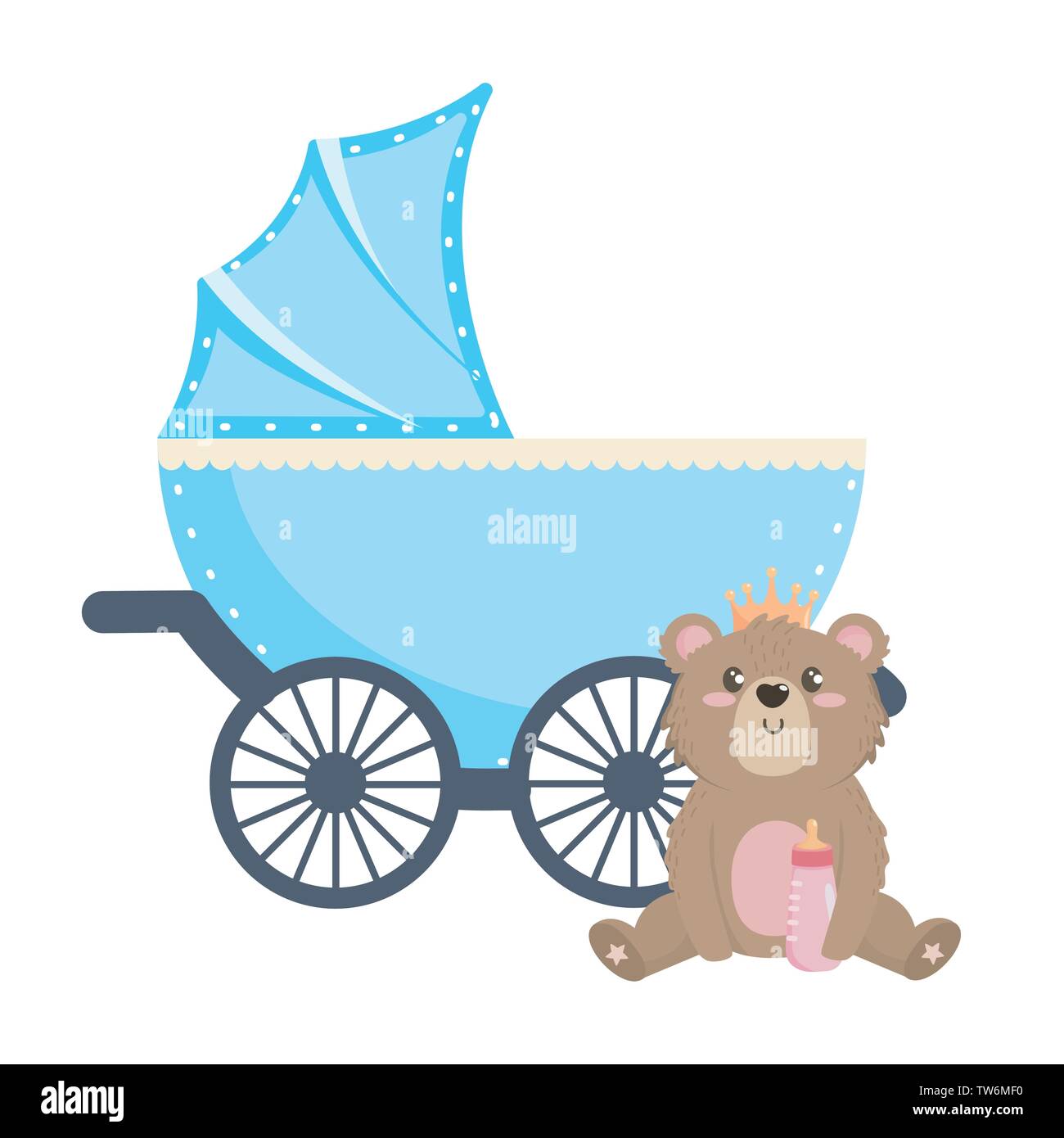 Baby symbol design, Childhood infant birth decoration present little ...