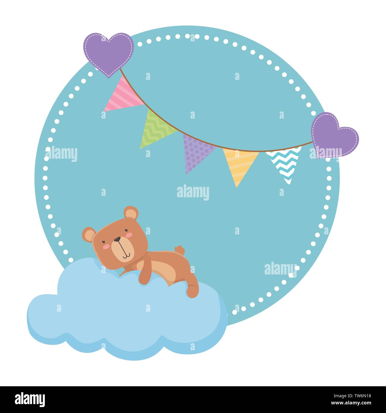 Teddy bear design, Childhood play fun kid cartoon game and object theme ...