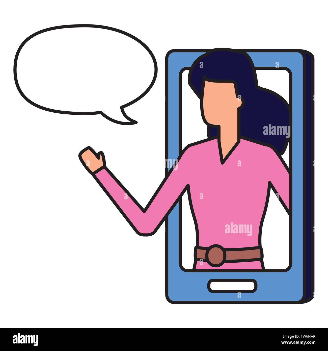 people talking bubble Stock Vector Image & Art - Alamy