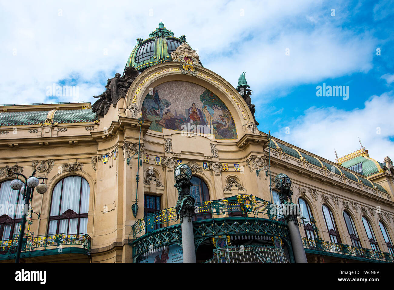Municipal House is a civic building that houses Smetana Hall, a ...