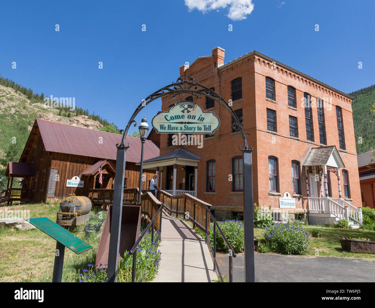 San Juan County Museum in Silverton Stock Photo - Alamy