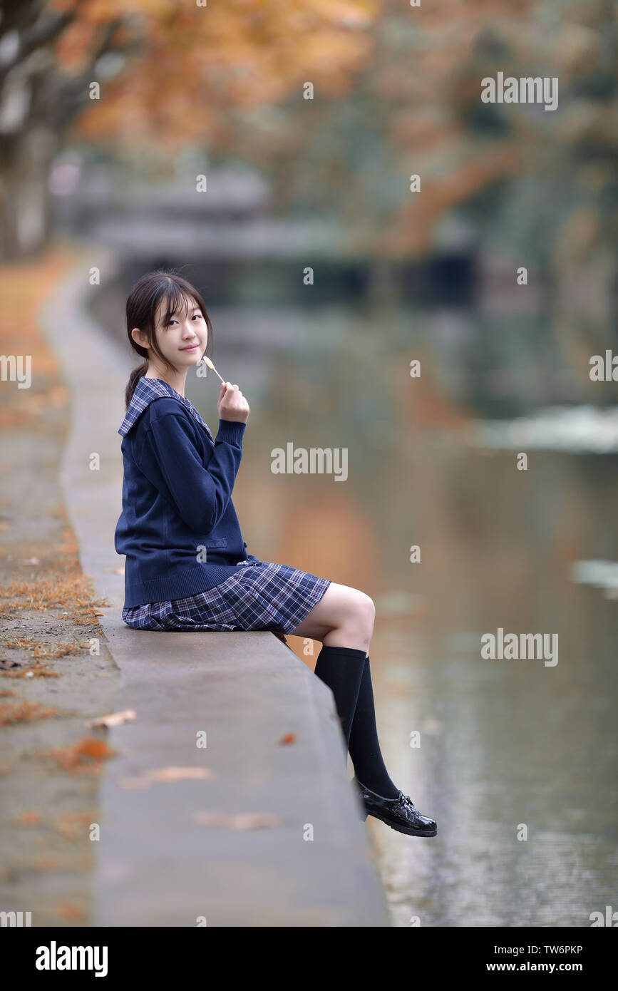 Student Beauty Campus Stock Photo - Alamy