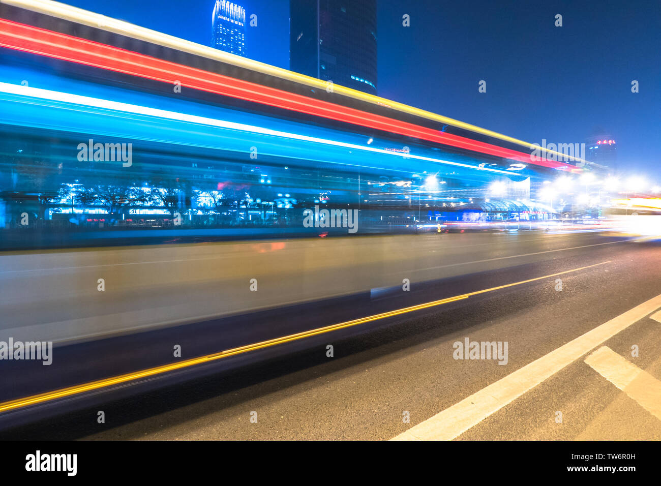 Traffic on highway beijing night hi-res stock photography and images ...