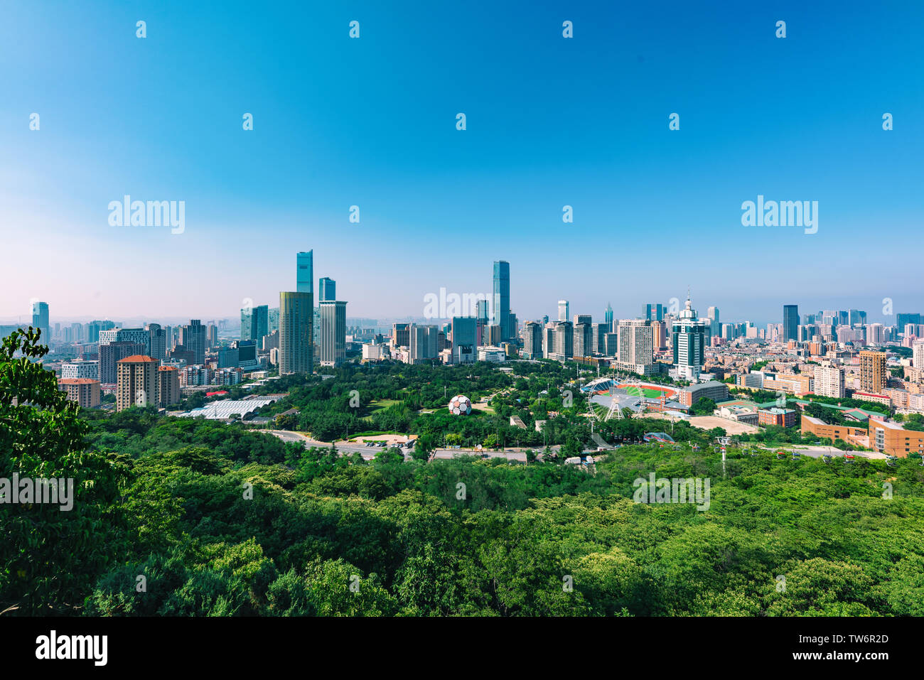 Modern bird s eye view of the city scenery hi-res stock photography and ...