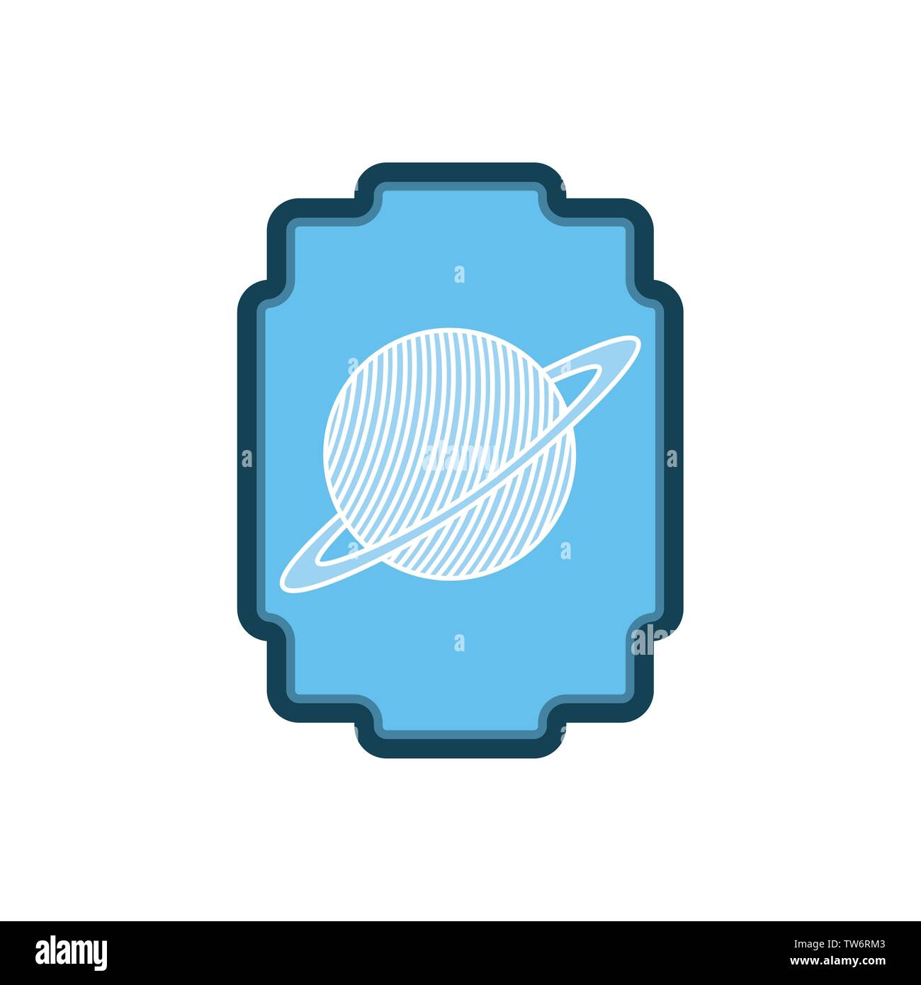 frame with planet of the solar system Stock Vector Image & Art - Alamy