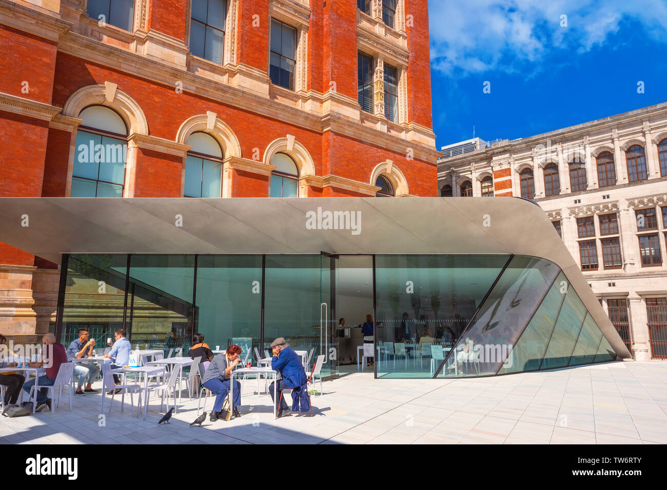 London, UK - May 20 2018: Victoria and Albert Museum founded in 1852 ...