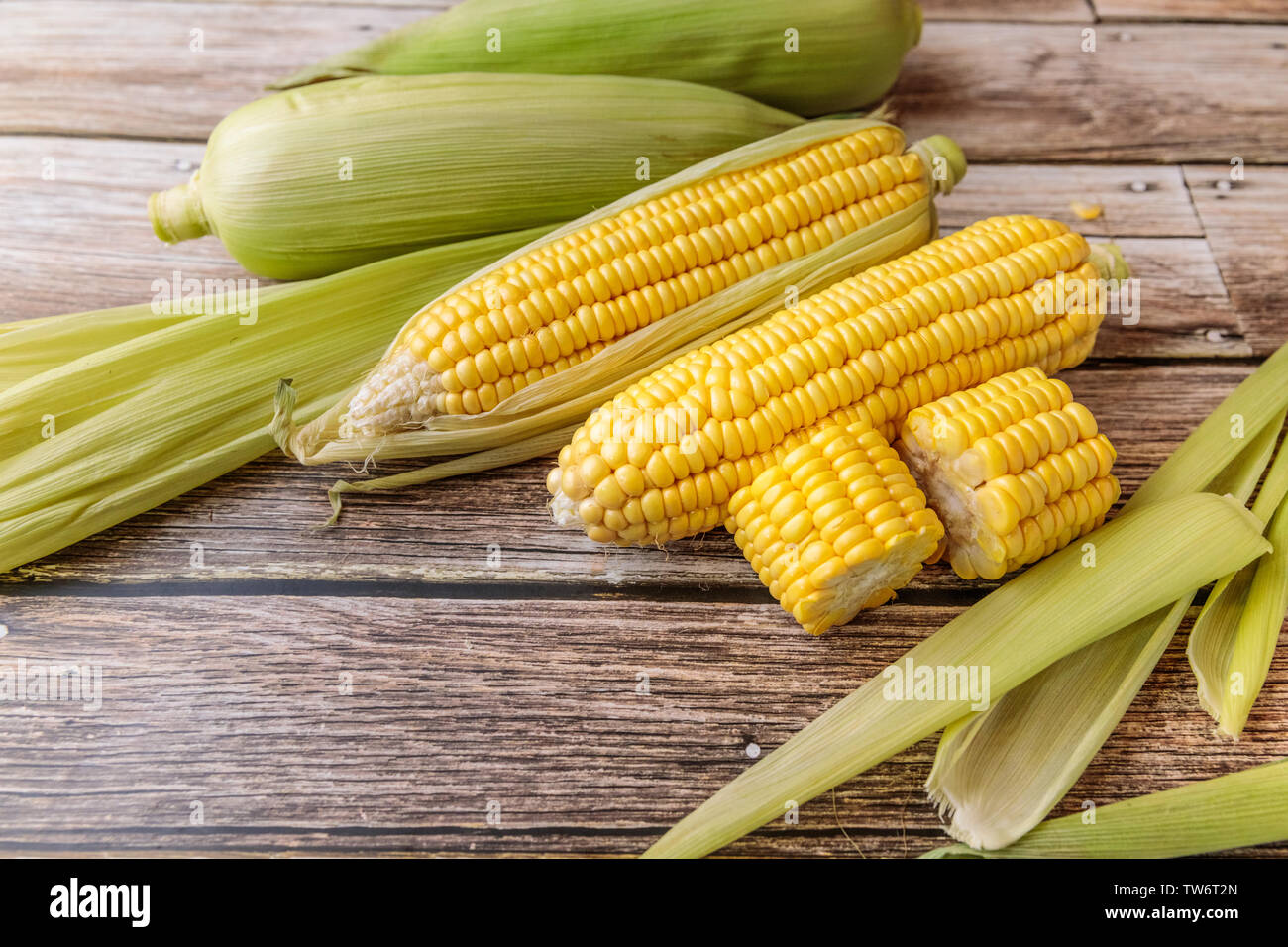 A close-up of corn still Stock Photo - Alamy