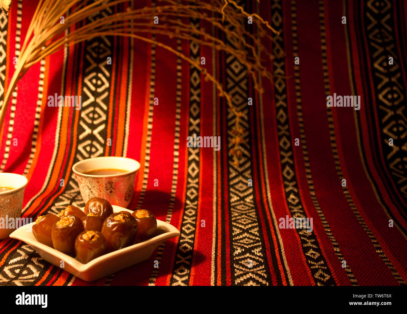 arabian majlis tent desert safari holiday series Stock Photo - Alamy
