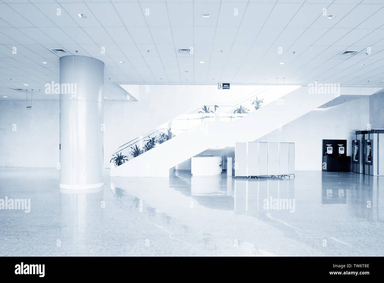 modern office building hall interior of urban city Stock Photo - Alamy