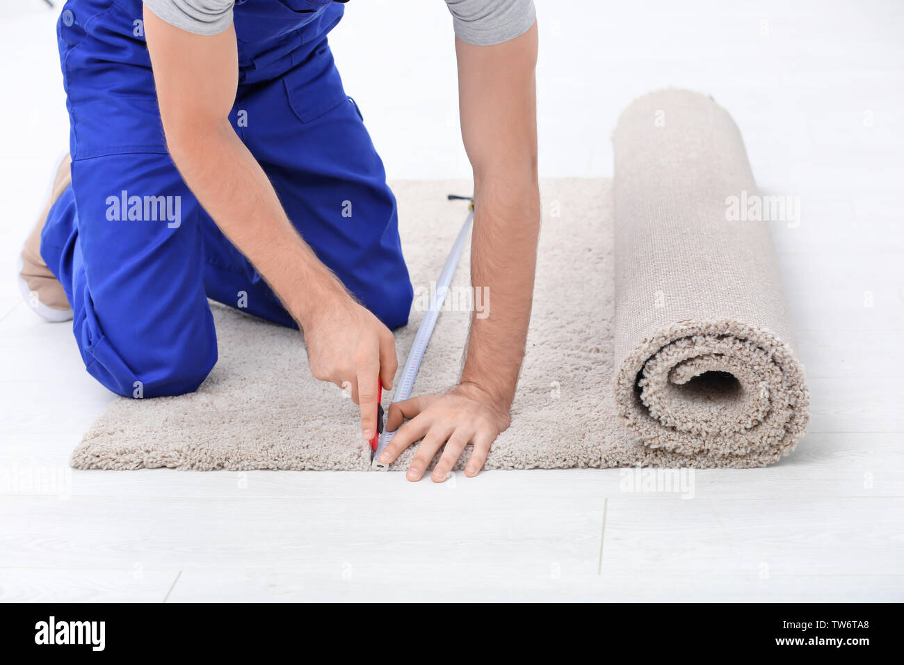 Carpet Fitting High Resolution Stock Photography and Images - Alamy