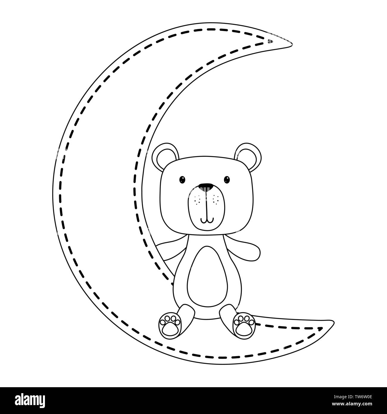 Teddy bear design, Childhood play fun kid cartoon game and object theme ...