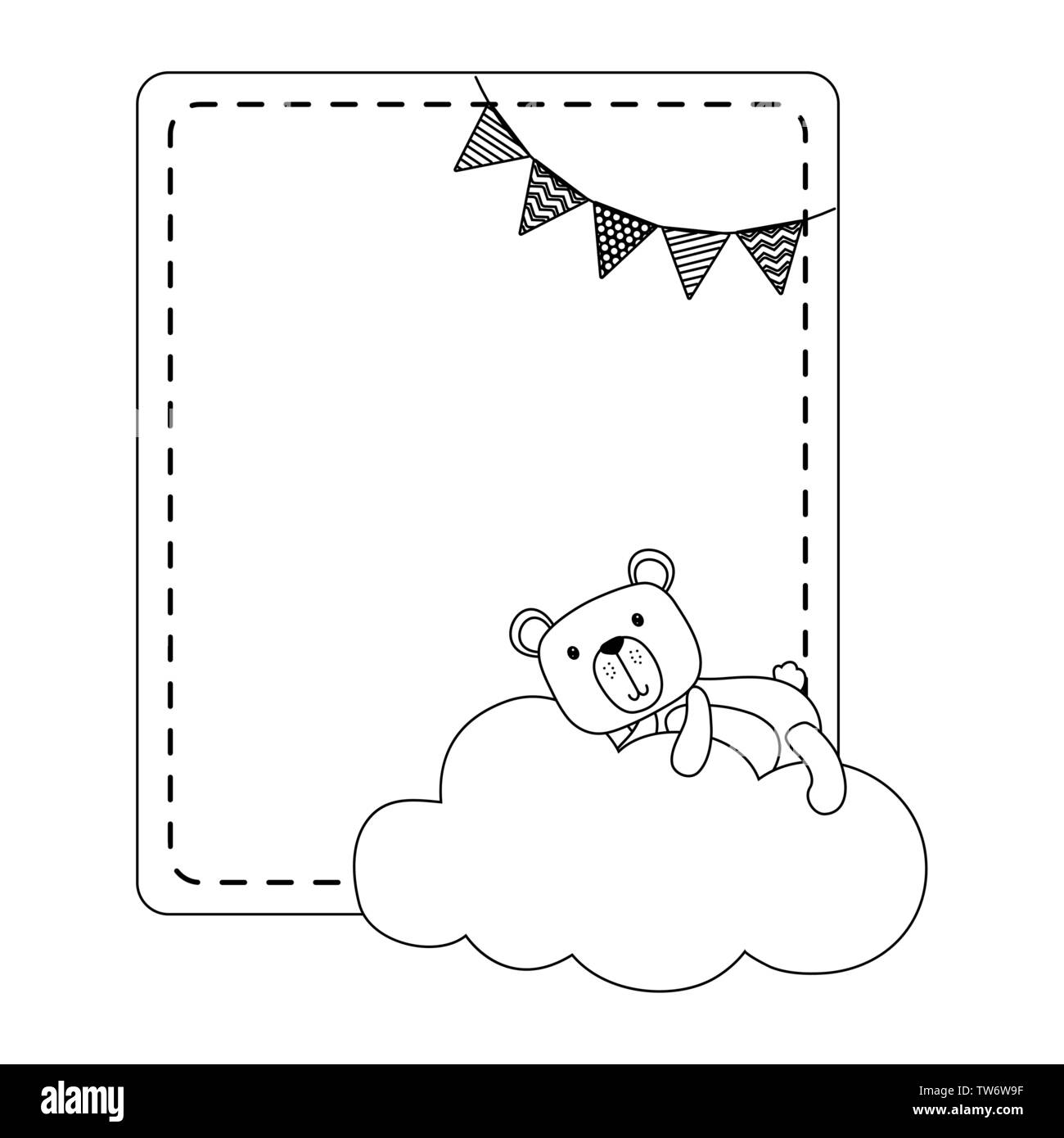 Teddy bear design, Childhood play fun kid cartoon game and object theme ...