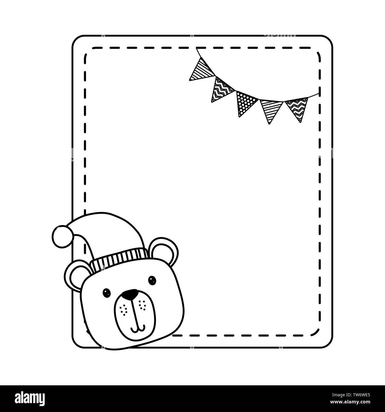 Preschool Border Black And White