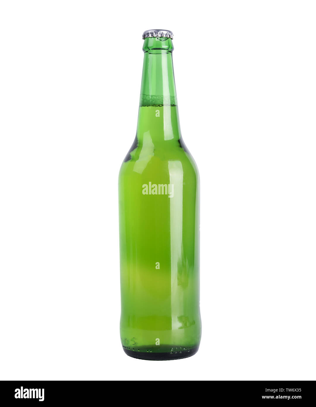A bottle of beer without a label Stock Photo - Alamy