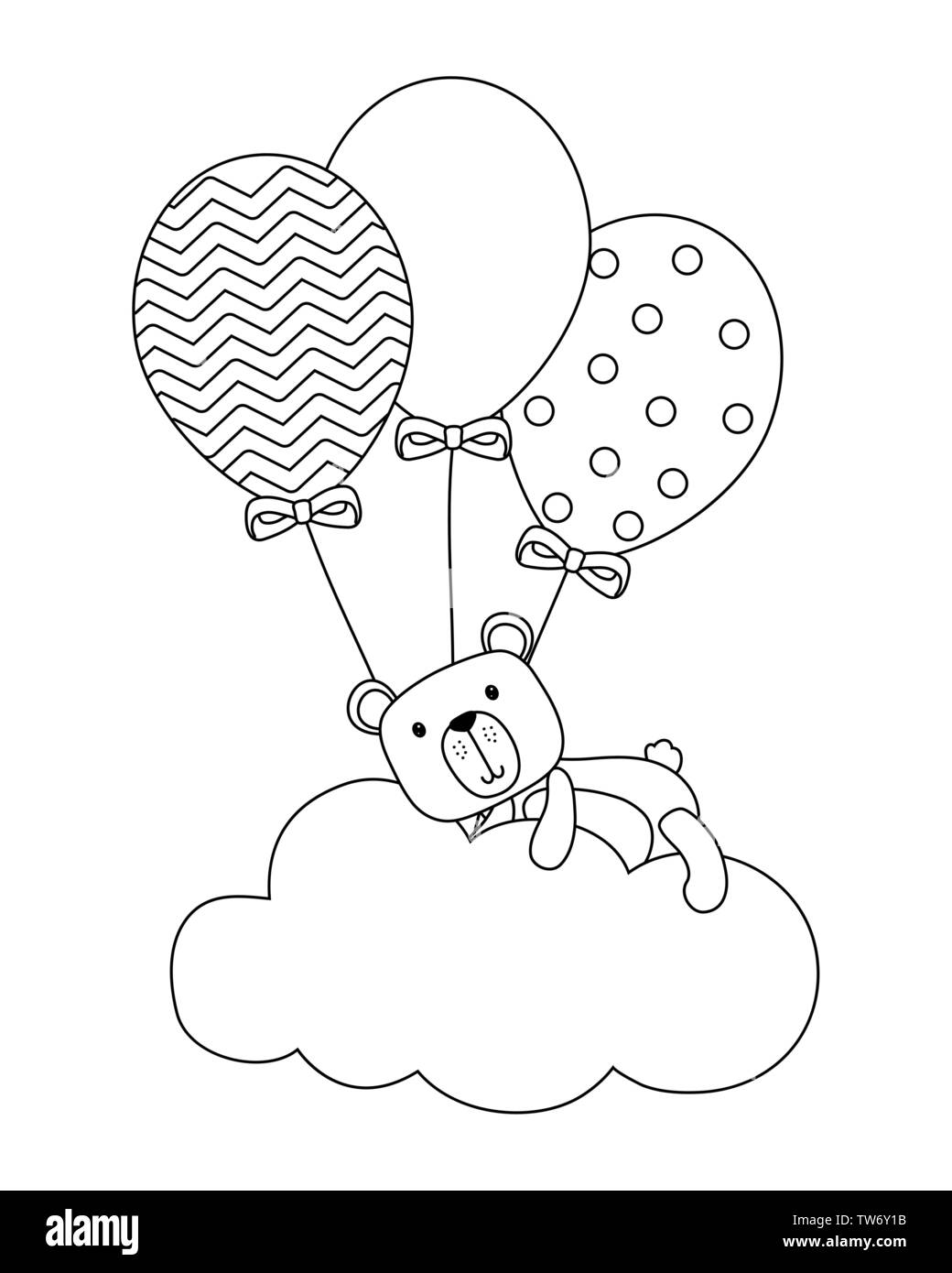 Teddy bear design, Childhood play fun kid cartoon game and object theme ...